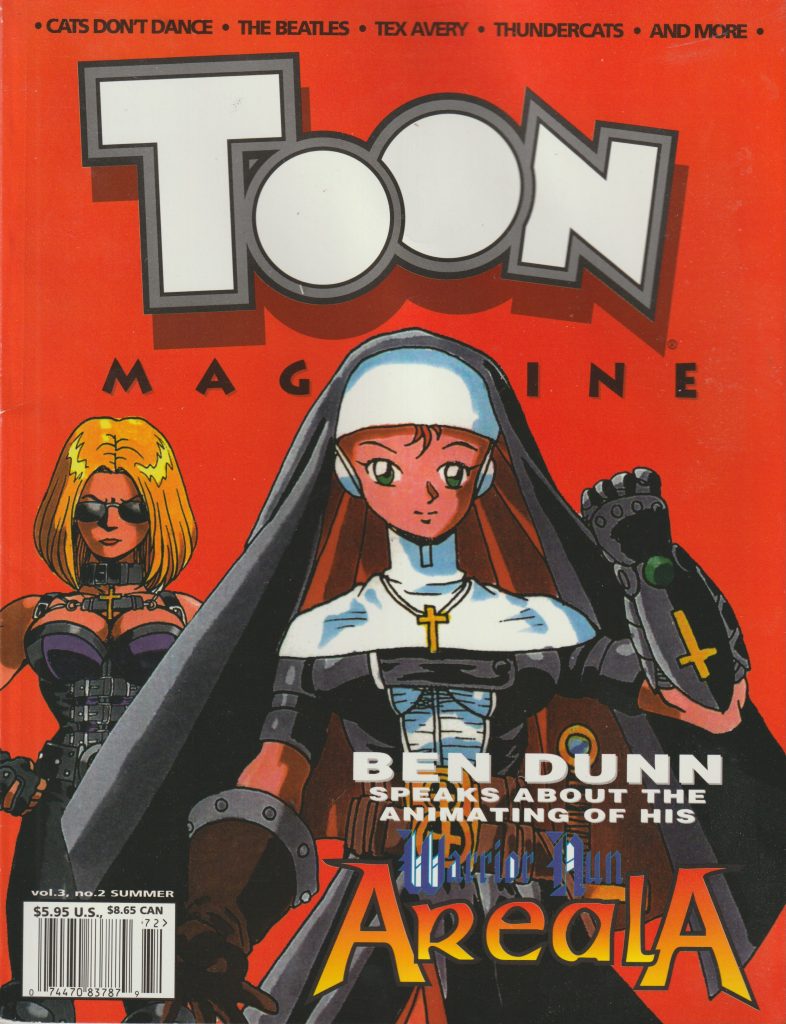 Ben Dunn interview TOON MAGAZINE Summer 1997 Warrior Nun Areala pilot ...